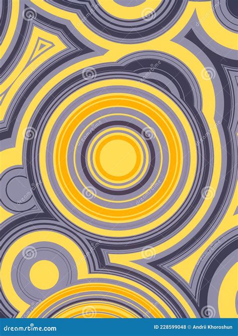 Modern Radio Waves Pattern Multi Colored Abstract Geometric Background