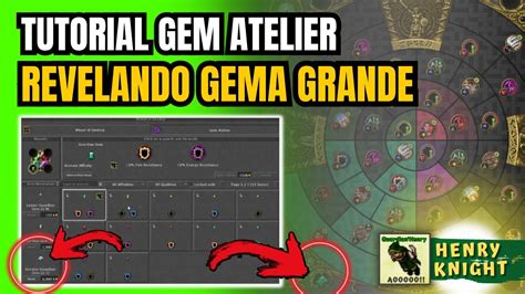 Tibia Tutorial Completo Do Gem Atelier Revelando Gema Grande 1º Tentativa Youtube