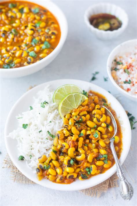 Black Eyed Peas Curry Indian Lobia Masala Instant Potstovetop