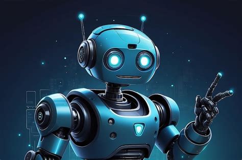 Premium Ai Image Chat Bot Concept Illustration