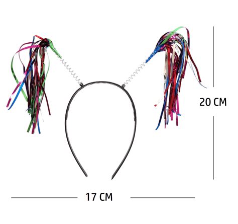 12 Diademas Con Motitas De Colores Mundo Fiesta