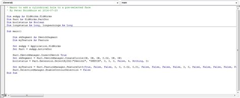 How To Get Started With Solidworks Macros Peter Cad How To Get Started With Solidworks Macros Peter Cad