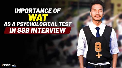 Importance Of Wat As A Psychological Test In Ssb