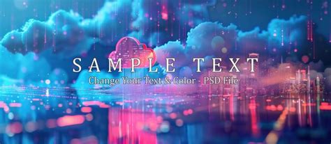 Cloud Computing Over Cityscape Premium Ai Generated Psd