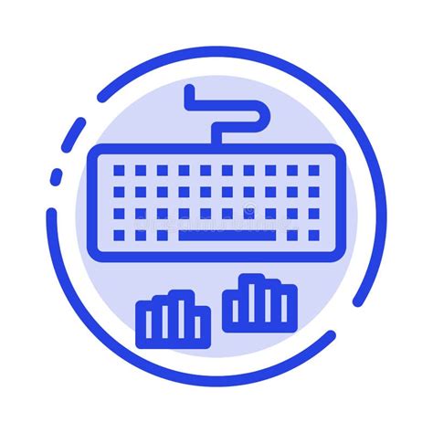 Keyboard Interface Icon Black And White Illustration Stock Vector Illustration Of Black