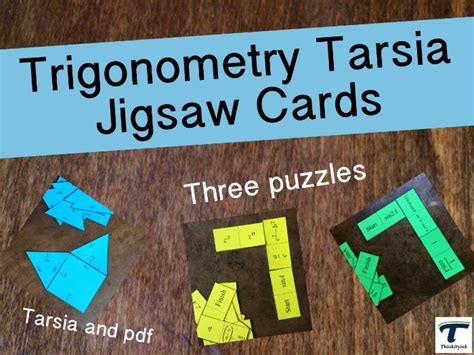 Trigonometry Jigsaw Puzzles Tarsia And Pdf Teaching Resources