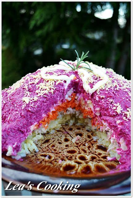 Leas Cooking Herring Under Fur Coat Salad Селедка под шубой Food