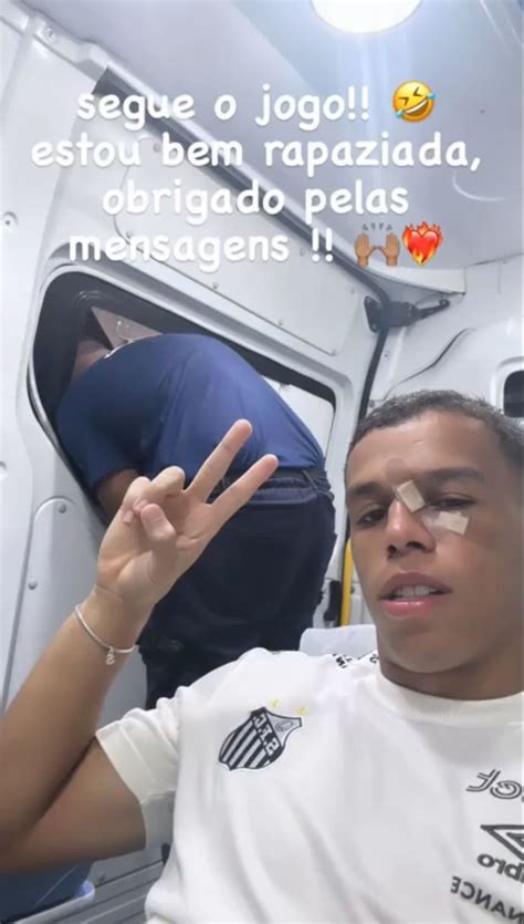 Sandry é Operado Após Sofrer Cotovelada No Jogo Entre Santos E