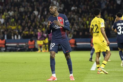 París Saint Germain Borussia Dortmund ¡loco Dembélé Quema La Mecha
