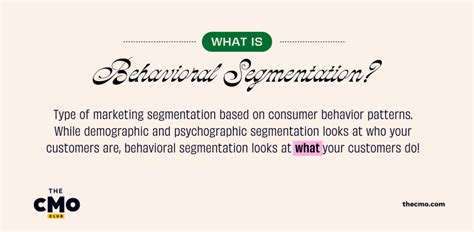 Behavioural Segmentation Types And How To Use Them Behavioural Segmentation Types And How To Use Them