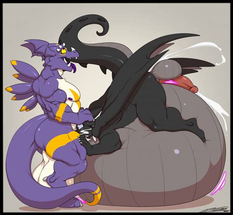 Rule 34 Anthro Ball Size Difference Balls Bandai Namco Big Balls Black Body Black Scales