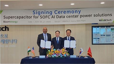 비나텍 블룸에너지에 Ai 데이터센터용 슈퍼커패시터 장기공급