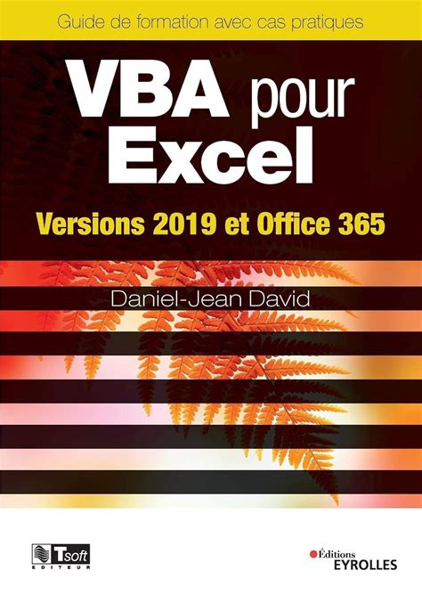 Vba Pour Excel Versions 2019 Et Office 365 9782212678253