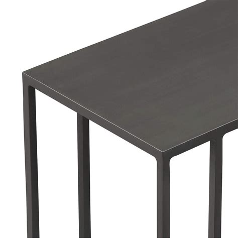 Mill Black Metal C Side Table Cb2 Ksa
