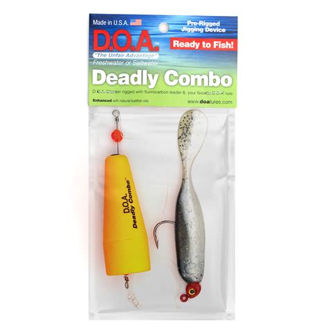 Deadly Combo Popper Clacker W Swim Bait D O A Lures