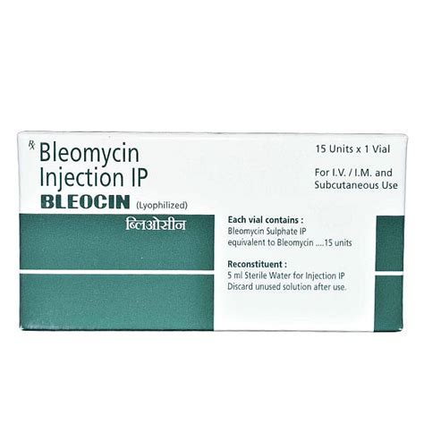 Bleocin 15mg Injection Onco Healthmart