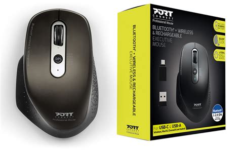 Wireless GHz Bluetooth Rechargeable Executive Mouse