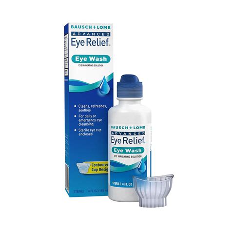Advanced Eye Relief Eye Wash By Bausch And Lomb 4 Oz Cleanse And Sooth Dryeye Rescue
