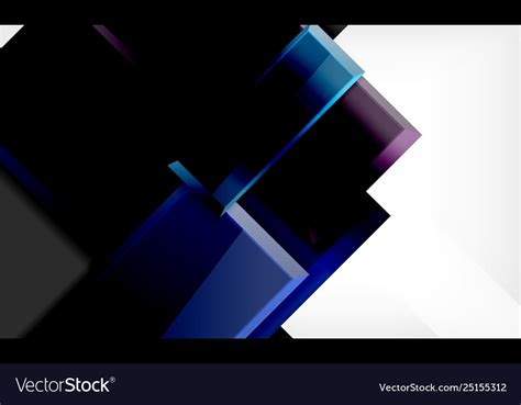 Colorful Square And Rectangle Blocks Background Vector Image