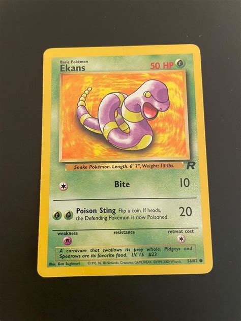 Ekans 56 82 Team Rocket Kaufen Auf Ricardo