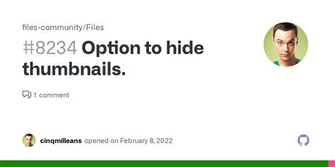 Option To Hide Thumbnails Issue Files Community Files GitHub