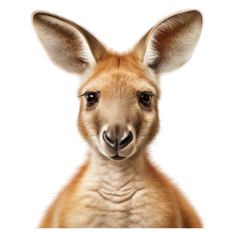 Adorable Kangaroo Face Looking Directly At The Camera 55057045 Png