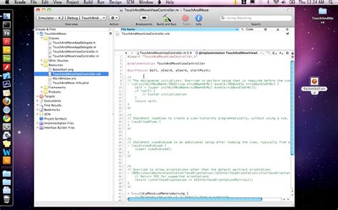 Touch And Drag An Image Around The Screen Using Touchsmove Iphone Sdk Xcode Youtube