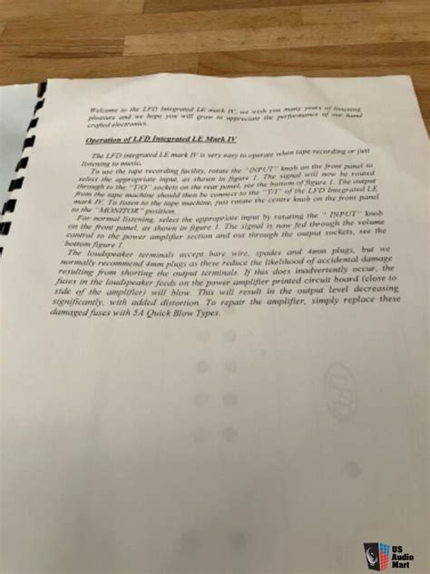 Lfd Audio Le Iv Integrated Photo 4681837 Us Audio Mart