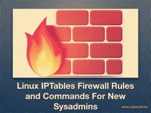 Linux 25 Iptables Netfilter Firewall Examples NixCraft