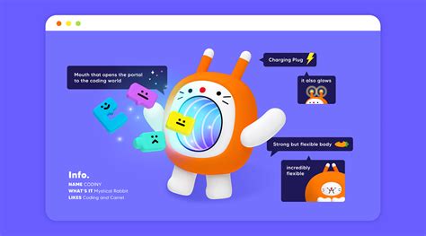 Kt Ai Coding Codiny Character Design Kt Ai 코디니 캐릭터 디자인 Behance