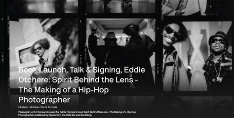 Book Launch Talk And Signing Eddie Otchere Spirit Behind The Lens
