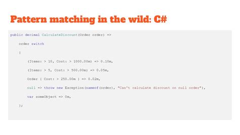 State Of Pattern Matching In Java Speaker Deck