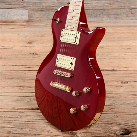 Kiesel Cs624 California Single Cut Carved Top Cherry Chicago Music