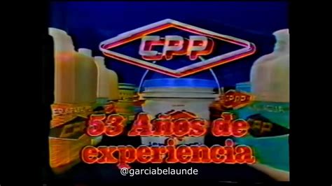 Comercial Pinturas Cpp Perú 1985 Youtube