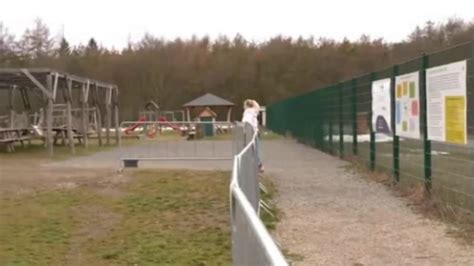 Girl Looks For Bathroom But All Doors Are Locked Pees ThisVid Com