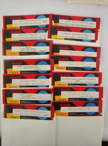 Huge Lot Early Cad Engineering Fea Analysis Software 525 Floppy Disks