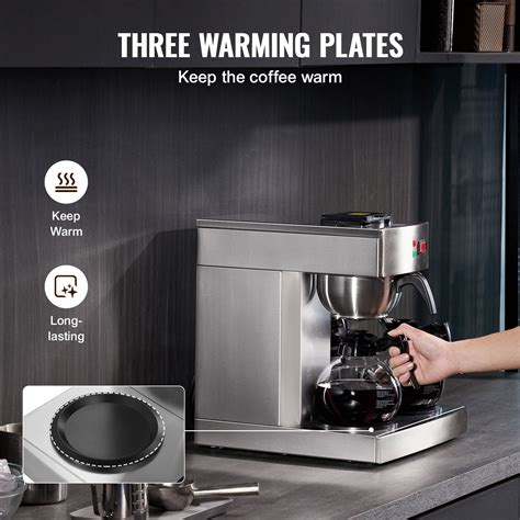 Kffkff 12 Cup Industrial Coffee Brewer Coffee Brewing Device With Trio