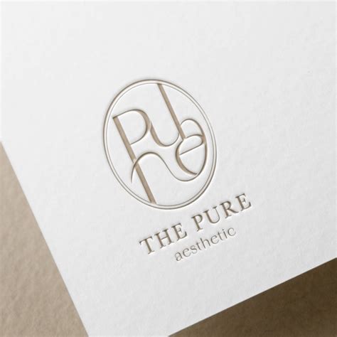 고급스럽고 심플한 에스테틱로고디자인 로고 디자인 포트폴리오 크몽