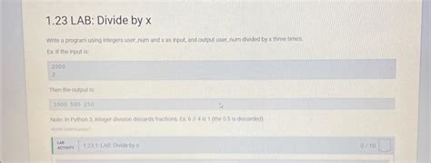 Solved Write A Program Using Integers User Num And X As