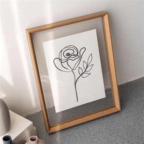 Double Sided Clear Acrylic Photo Frame For Photos Grandado