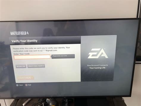 Trouble Inputting Code R Battlefield 4