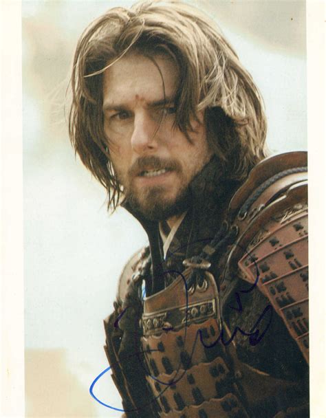 Tom Cruise As Nathan Algren In The Last Samurai Signed 8x10 Photo