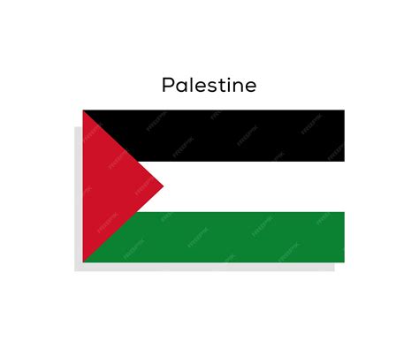 Premium Vector Palestine Flag Vector Icon Illustration