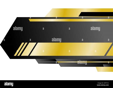 Black And Gold Banner Background Design Stock Vector Image And Art Alamy