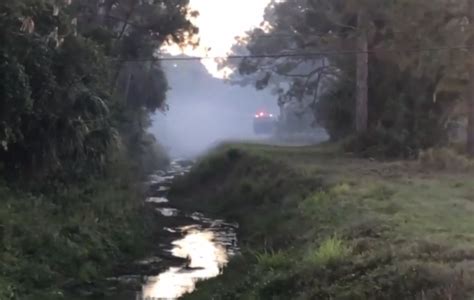 Firefighters Watching Small Brush Fire