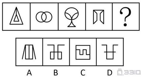 下列选项最符合所给图形规律的是 536709 图形推理 逻辑思维 33iq