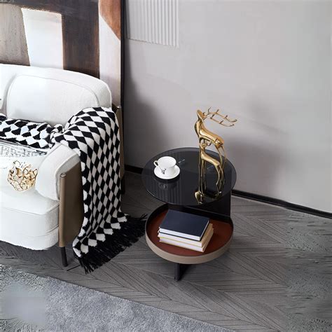 Organic Round Side Table Mll D117