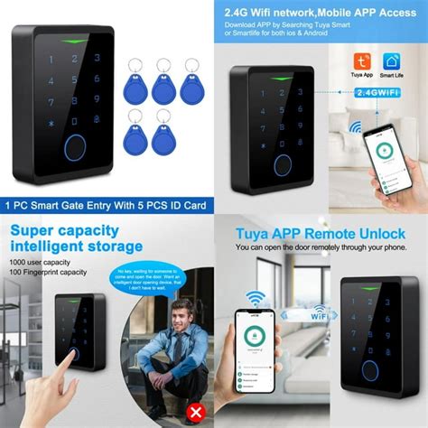 Dufderia Wifi Access Control Waterproof Fingerprint Standalone Keypad Smart Life Remote Unlock