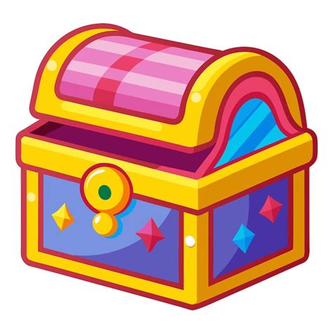 Stylized Toy Chest Vector Highquality And Customizable Graphic For