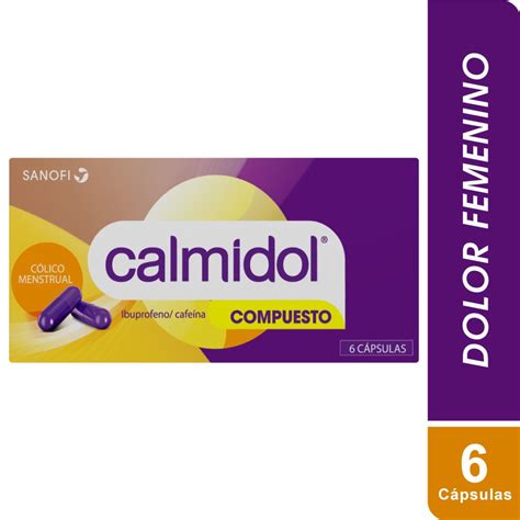 Calmidol Compuesto Caja X 6 Capsulas Puntos Colombia
